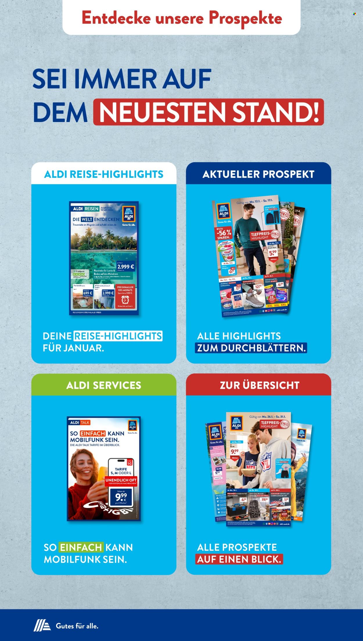 ALDI SÜD Prospekt • Ab Montag 19.01.2026